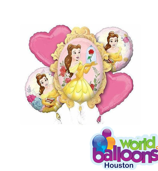 Beauty & The Beast Balloon Bouquet| World of Balloons Houston